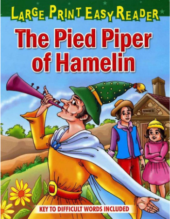 Large Print Easy Reader : The Pied Piper of Hamelin | Jeya Book Centre